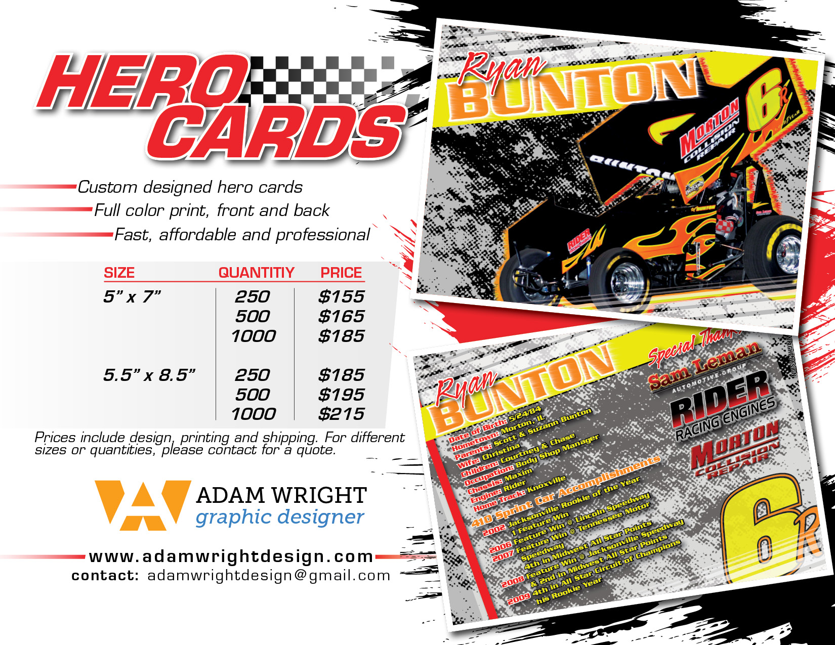Hero Cards Page 1 HoseHeads Sprint Car General Forum