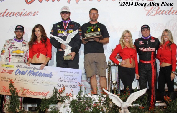 ROBERT BALLOU WINS $20,000 BUDWEISER OVAL NATIONALS AT PERRIS AUTO ...